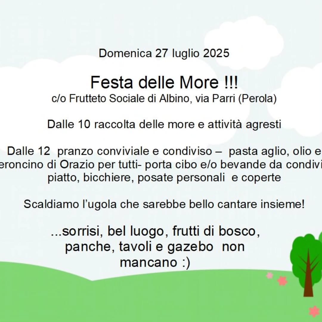Festa delle More - - eventi