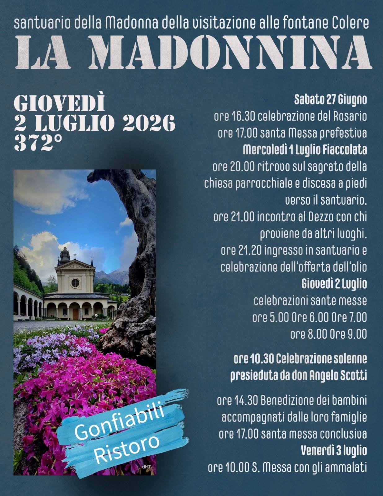 Festa della Madonnina - Parrocchia di Colere - eventi